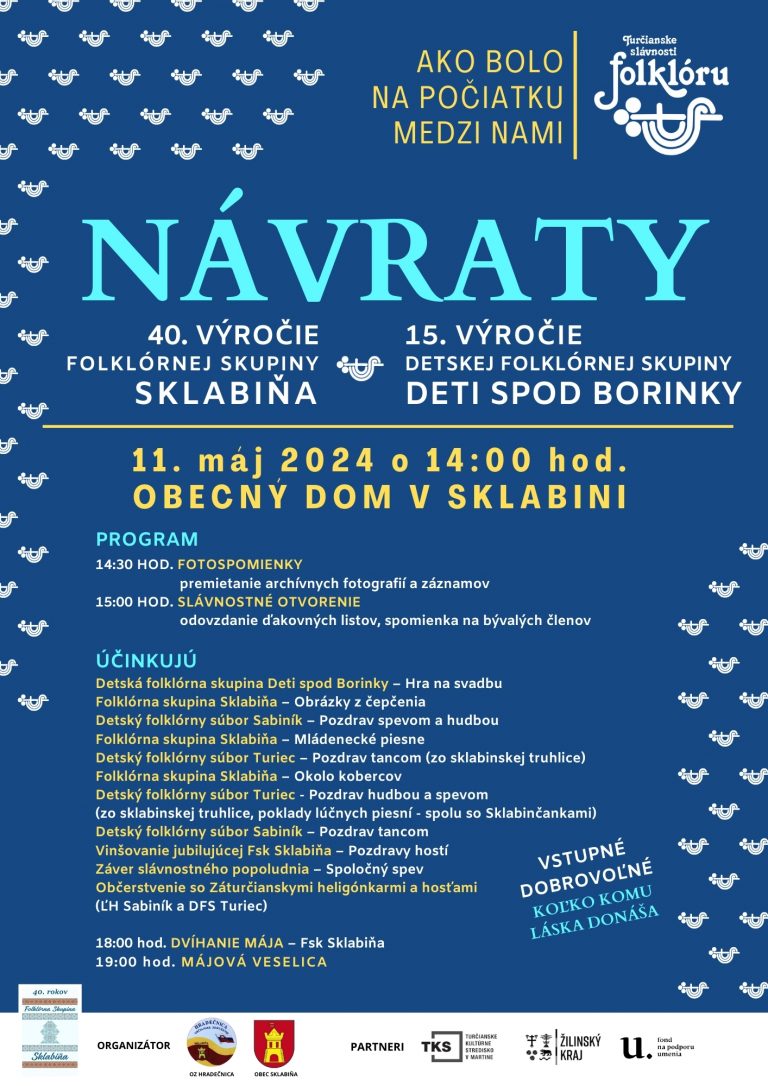 NÁVRATY – Turčianske kultúrne stredisko v Martine